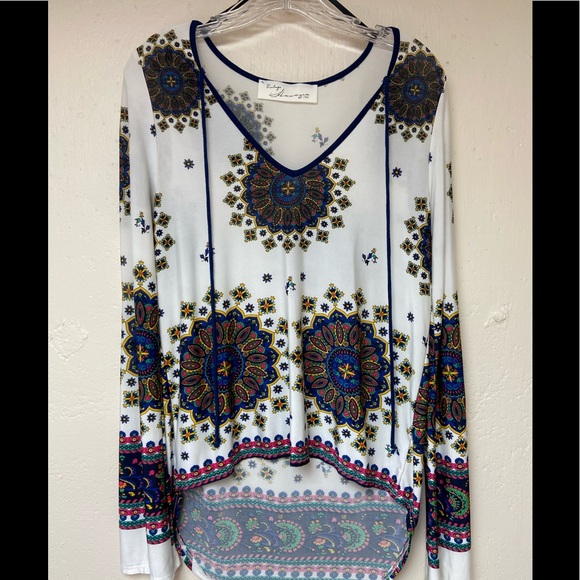 Vintage Havana | Tops | Vintage Havana Indian Print Tunic | Poshmark